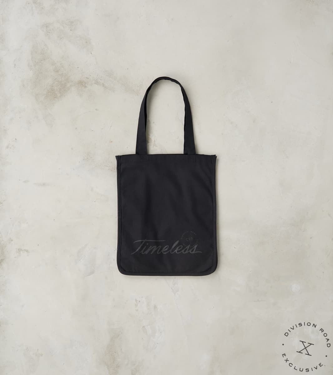 Division Road Timeless Tote - 12oz Black Canvas – Division Road, Inc.