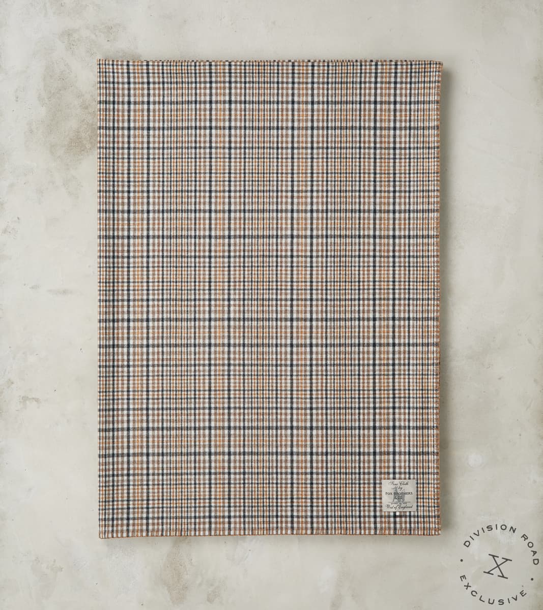 Fox Brothers® x Division Road Antique Gold Fancy Check Twill Flannel ...
