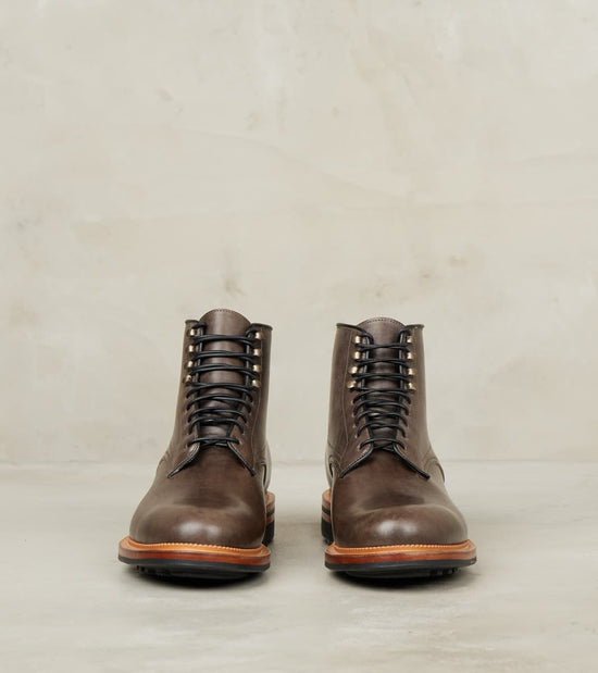 Viberg Navvy Boot - 1940 - Ridgeway - Maryam Asphalt Vachetta Horsebutt ...